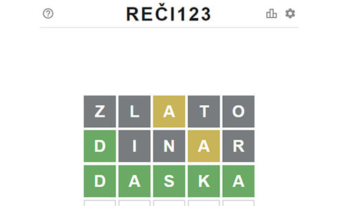 Igrica Reči123 na Igrice123