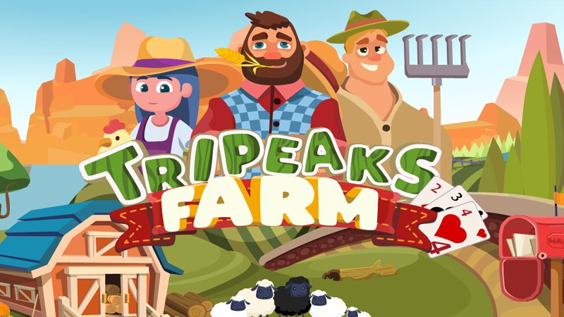 Igrica Tripeaks Farm na Igrice123